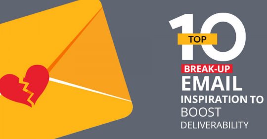 Top 10 Break-up Email Inspiration to Boost Email Deliverability