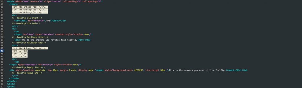 Tooltip in Email - One More Interactive Approach