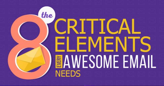 8 Key Components Every Awesome Email Needs
