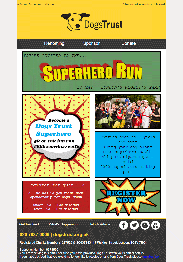 6 Hearts Touching Non Profit Email Examples