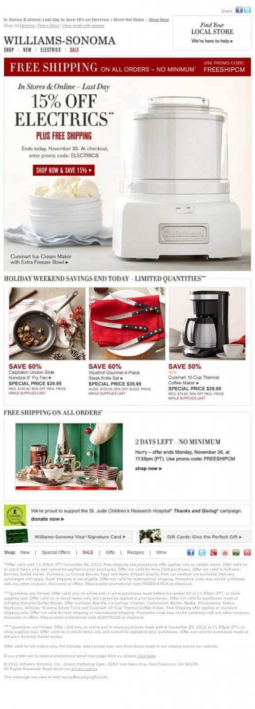 8 Home Décor Ecommerce Email Marketing Examples for Holiday season