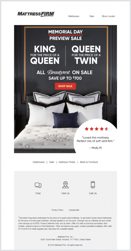 Memorial Day Email Template