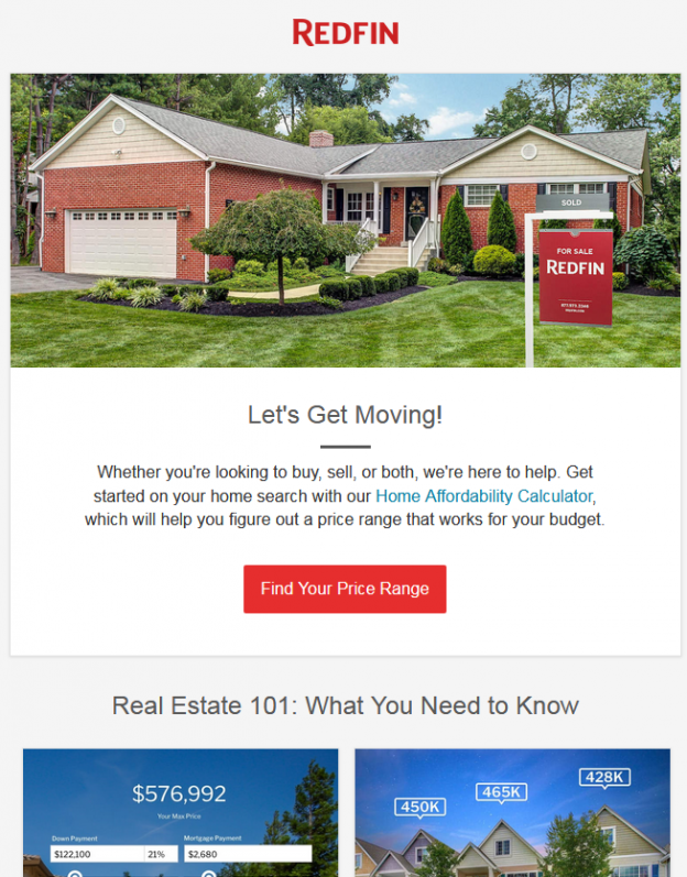 5 Real Estate Email Newsletter Examples with Best Practices