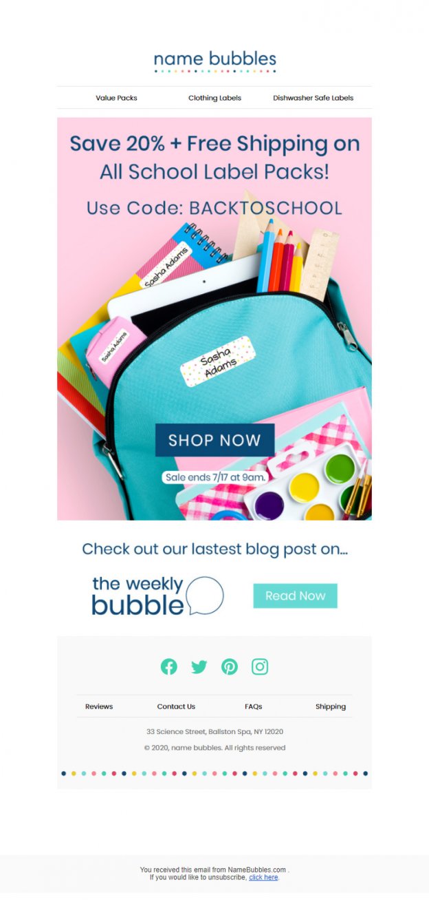 10 Back to School Email Inspirations for Better Sales