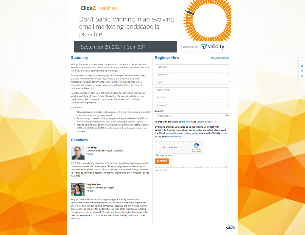 9 Best High Converting Webinar Landing Page Examples