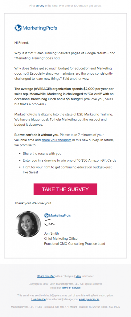 8 Survey Email Inspirations to Improve Customer Engagement