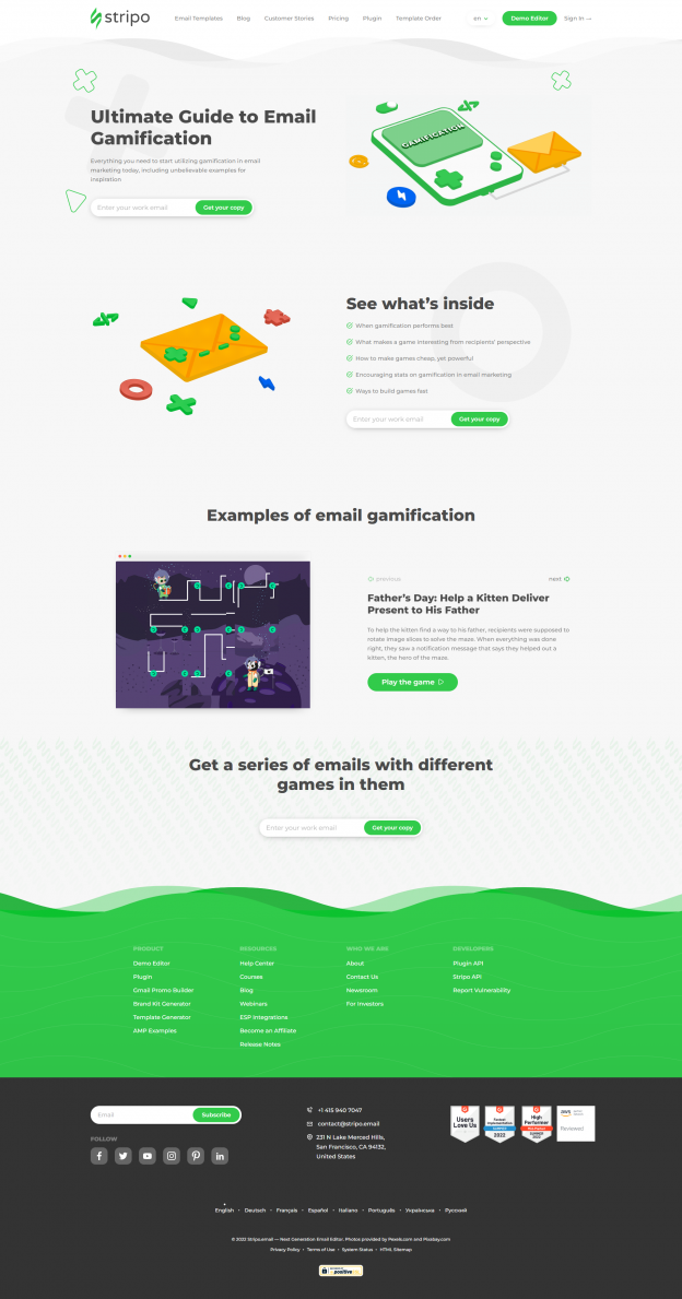 4 Ebook Landing Page Inspirations - Email Uplers