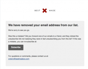 Email Unsubscribe Messages: Best Practices & Examples