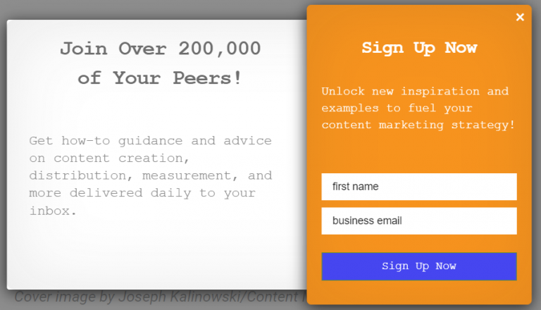 Types of Email Sign Up Forms: How to Make Them Stand Out