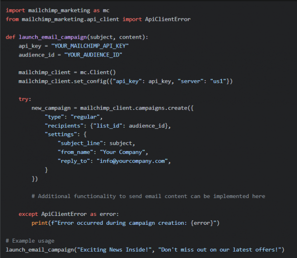 A Comprehensive Guide to Integrating ChatGPT with Mailchimp