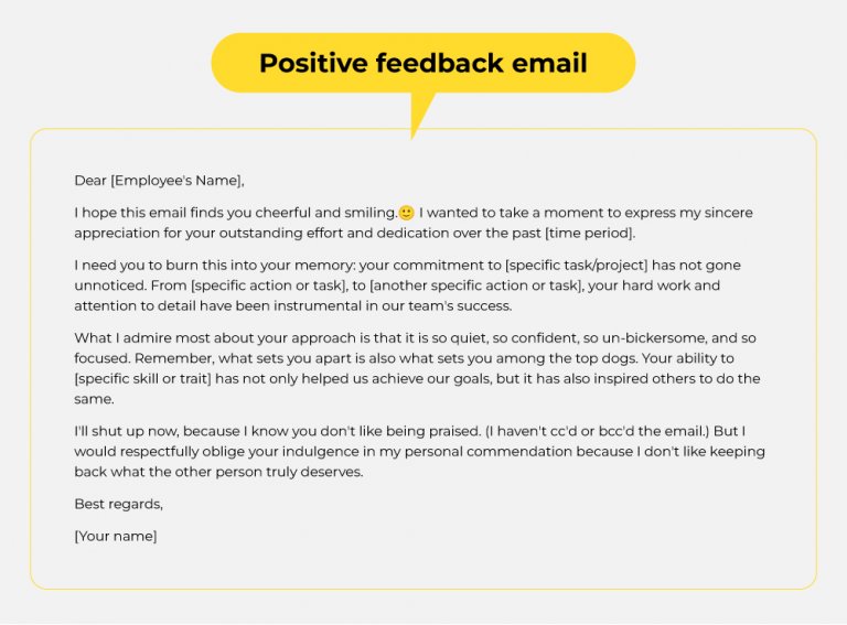 8 Effective Employee Email Templates for Providing Feedback