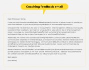 8 Effective Employee Email Templates for Providing Feedback