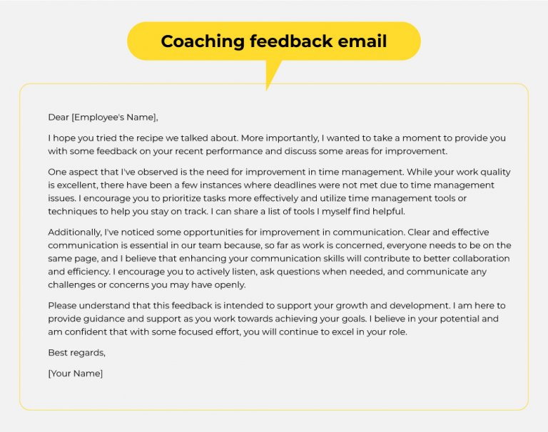 8 Effective Employee Email Templates for Providing Feedback