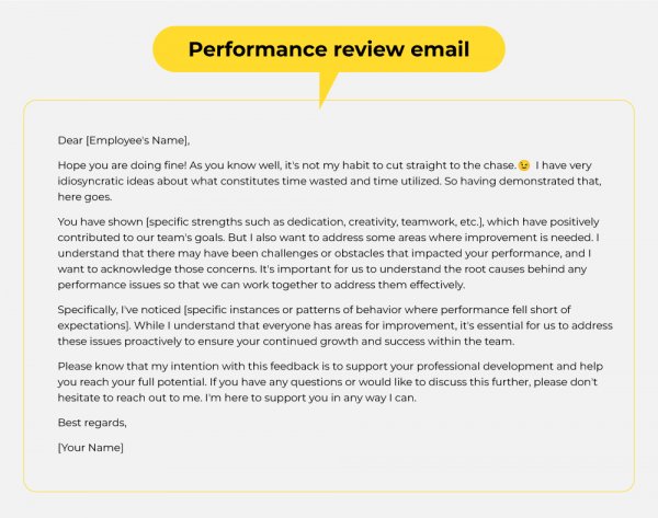 8 Effective Employee Email Templates for Providing Feedback