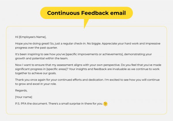 8 Effective Employee Email Templates for Providing Feedback