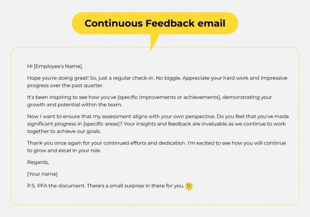 8 Effective Employee Email Templates for Providing Feedback
