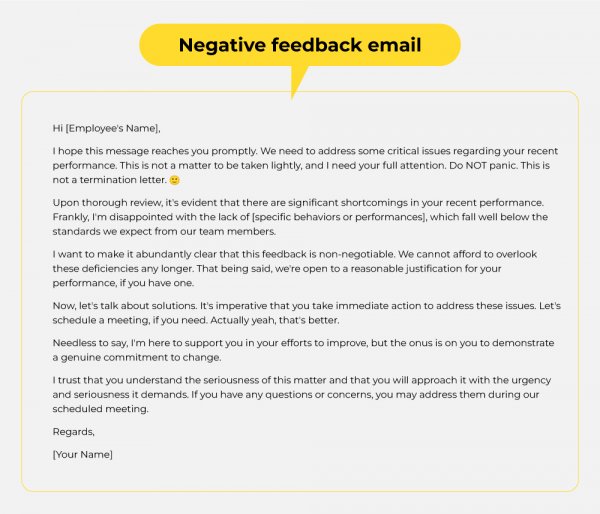 8 Effective Employee Email Templates for Providing Feedback