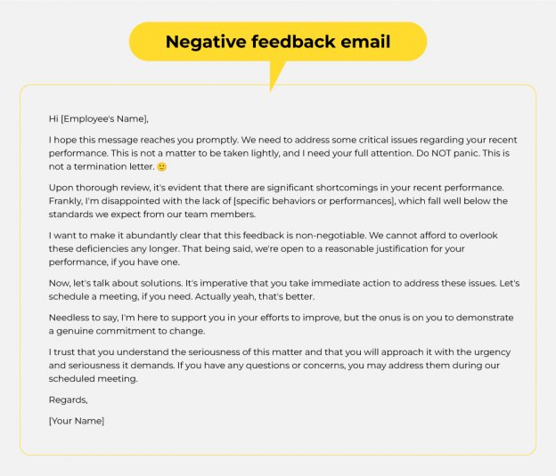 8 Effective Employee Email Templates for Providing Feedback
