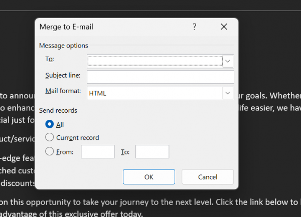 How to Perform Mail Merge in Outlook with Attachments