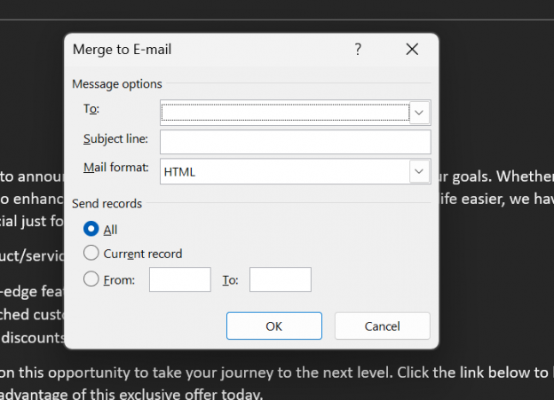 How to Perform Mail Merge in Outlook with Attachments