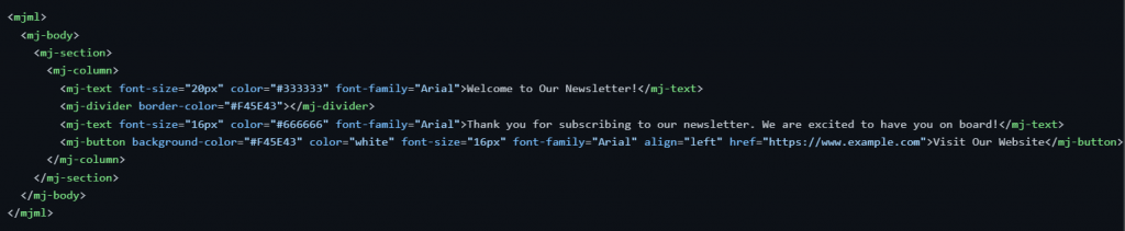 How to create and code responsive emails using MJML coding