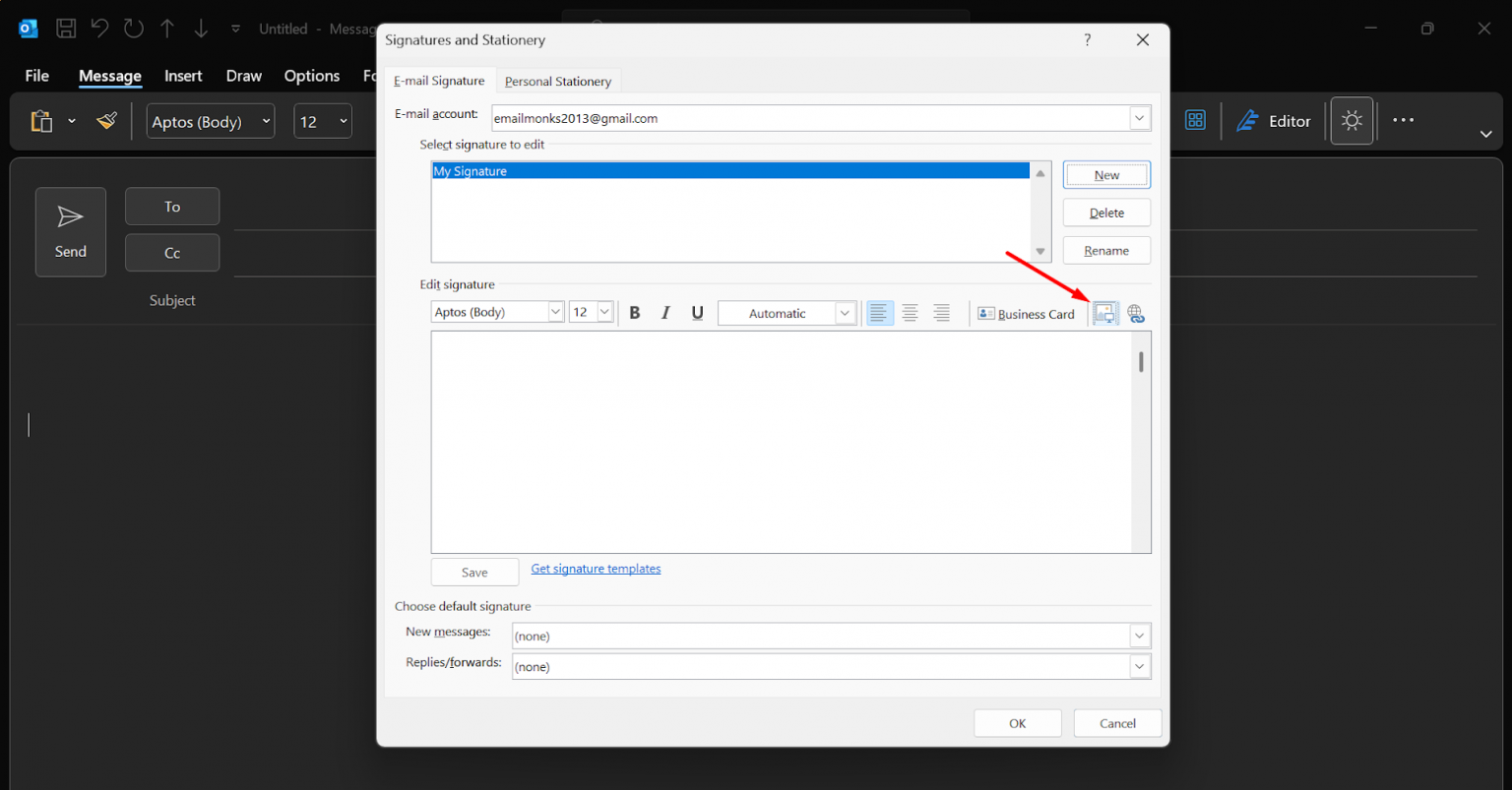 How to add a GIF in to Email Signature & Outlook