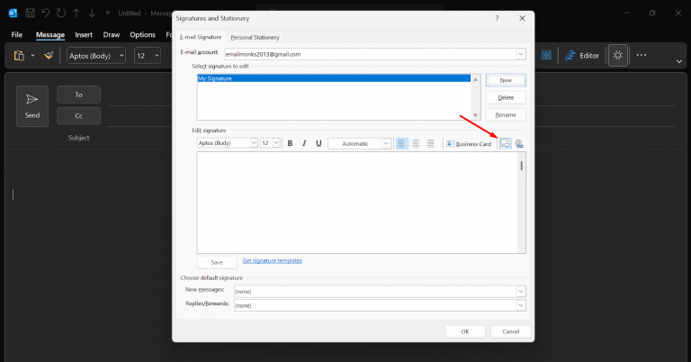 How to add a GIF in to Email Signature & Outlook